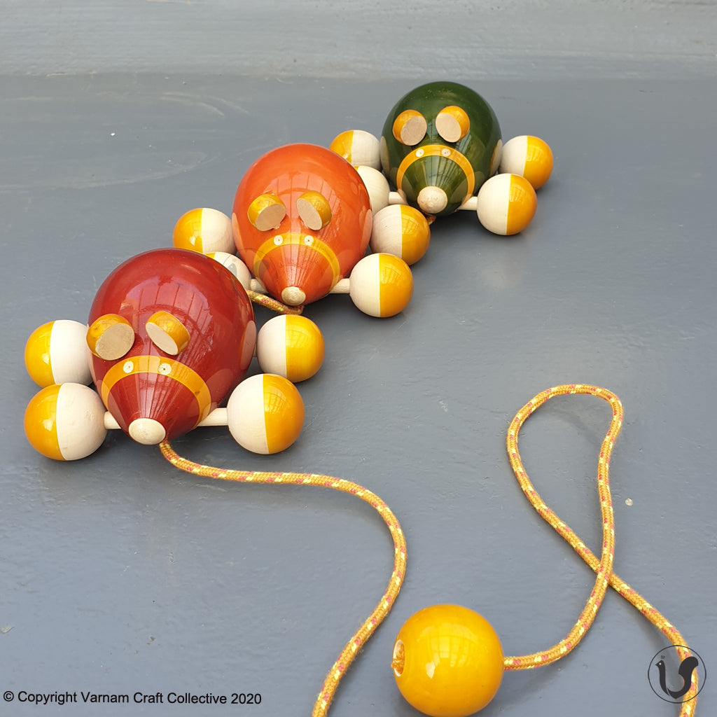 3 BLIND MICE pull toy – varnamcraftcollective